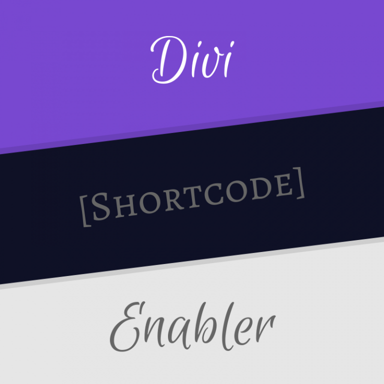 Divi Shortcode Enabler - Divi Booster