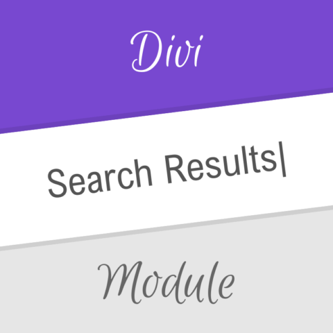 Divi Search Results Module - Divi Booster