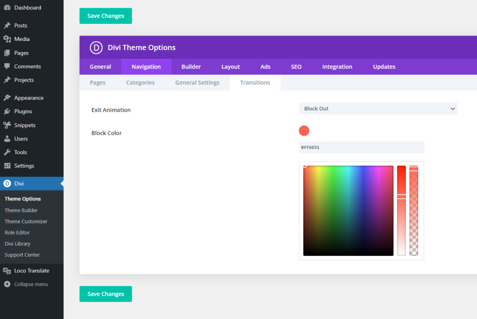 Add a Random Block Out Effect in Divi - Divi Booster