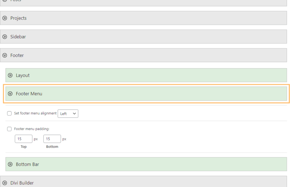 Adjust the Alignment of the Footer Menu in Divi - Divi Booster